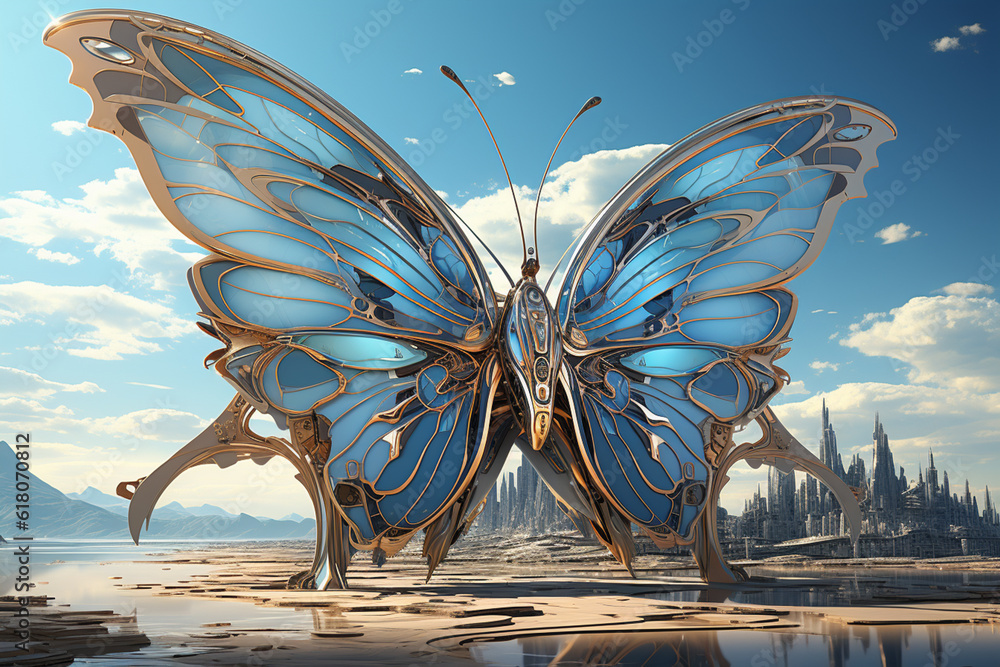 This abstract representation of the Great Sphinx incorporates elements ...