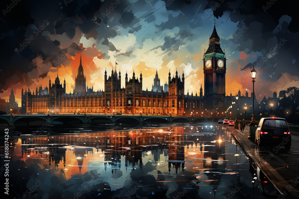 Palace of Westminster, featuring a combination of geometric patterns ...