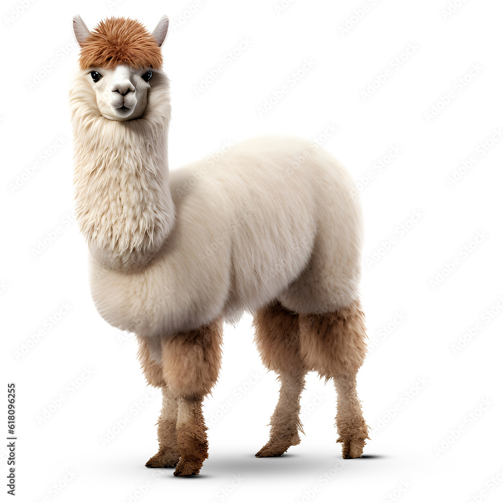 alpaca on transparent png background Stock Illustration | Adobe Stock
