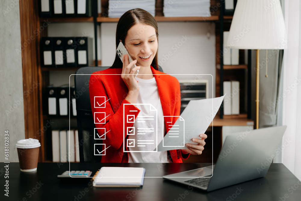 Checklist and filling survey form online. Document management system ...