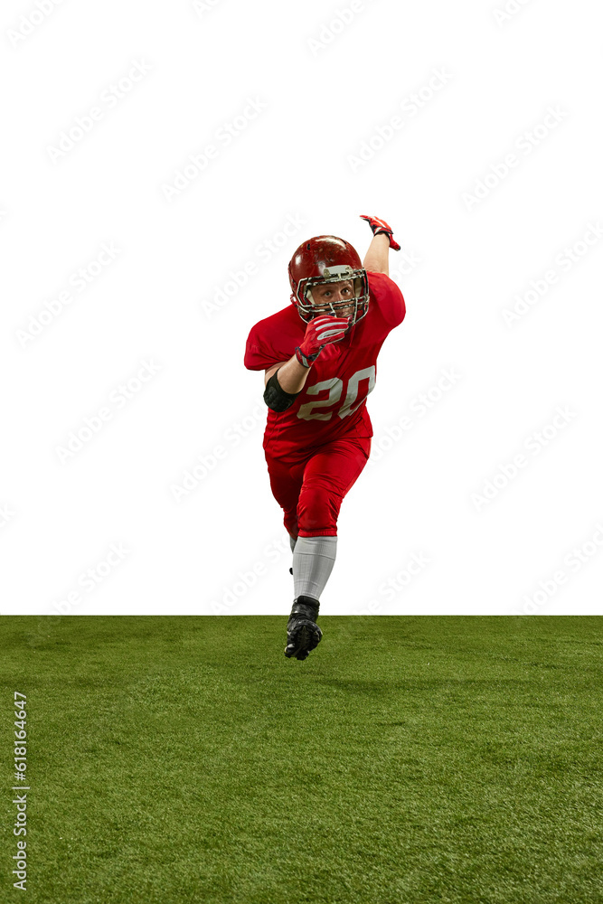 Football Player Front View