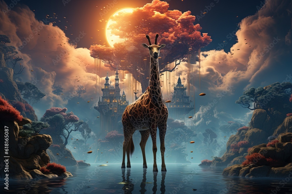 Gravity - Defying Giraffe: Witness a peculiar sight as a giraffe ...