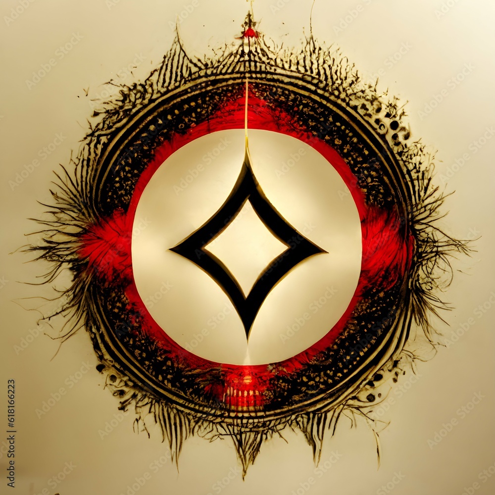techno punk magickal symbol representing manipulation of sound vector ...