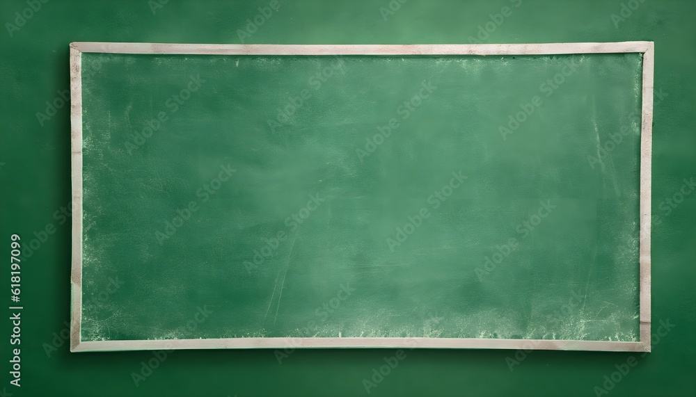 blackboard with chalk on blackboard, Education concepts. green ...