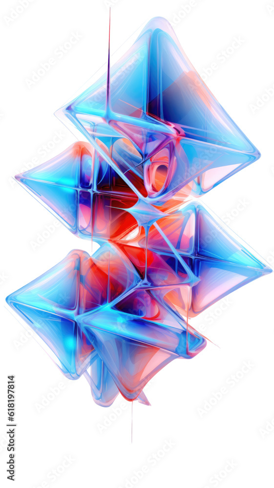 quantum superposition visualization overlapped states abstract ...