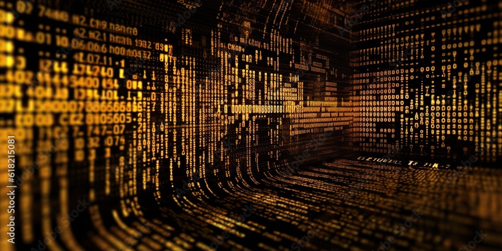 Computer screen displaying complex coding project with lines of code ...