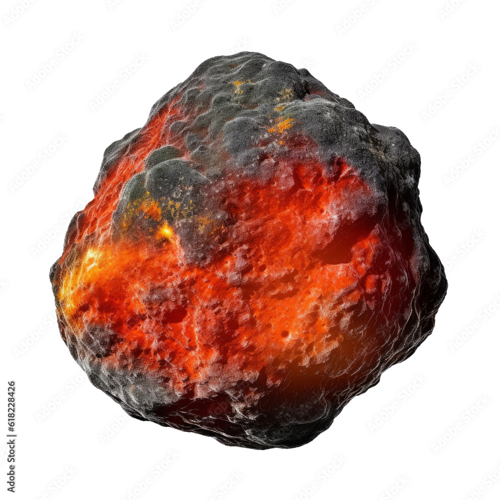 lava rock isolated on transparent background cutout Stock Illustration ...