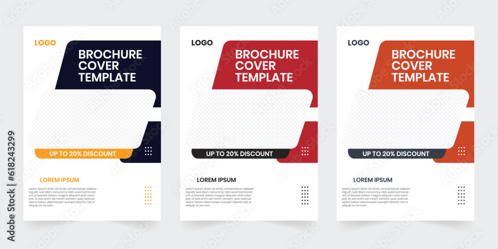 Creative brochure a4 marketing cover graphic template, vector photo ...
