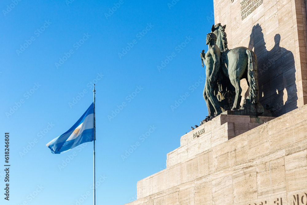 ROSARIO, ARGENTINA - JUNE 28, 2023: National Flag Monument located at ...