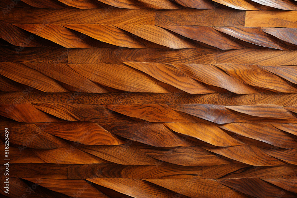 Tiger Stripe: Parquet design featuring distinctive tiger stripe wood ...