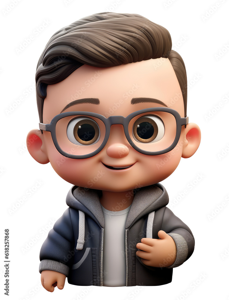 Memoji happy baby boy on transparent background. PNG. Emoji, ai Stock ...