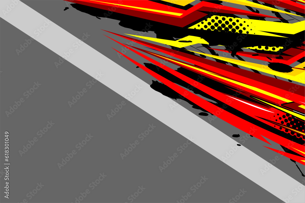 design vector racing background with a unique stripe pattern and with a ...