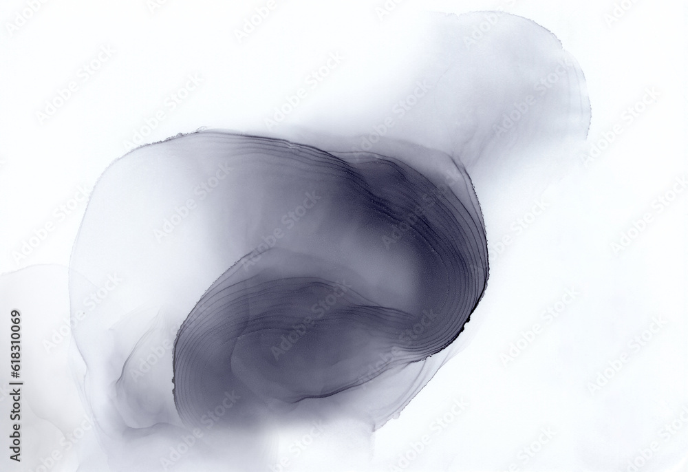 Abstract grey smoky art — purple transparent background. Beautiful ...