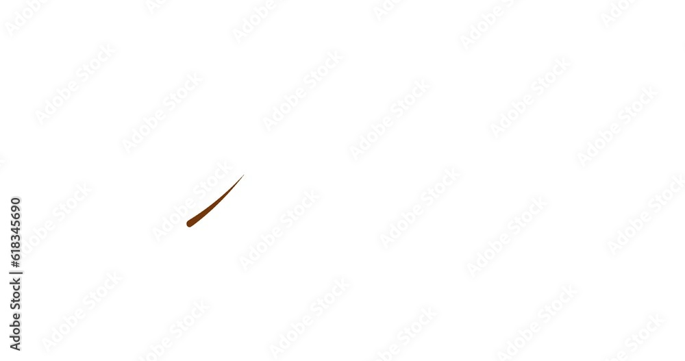 Happy pioneer day animation text handwritten modern calligraphy on the ...