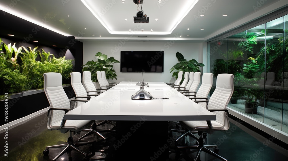 Inspiring office interior design Tech-inspired style Conference Room ...