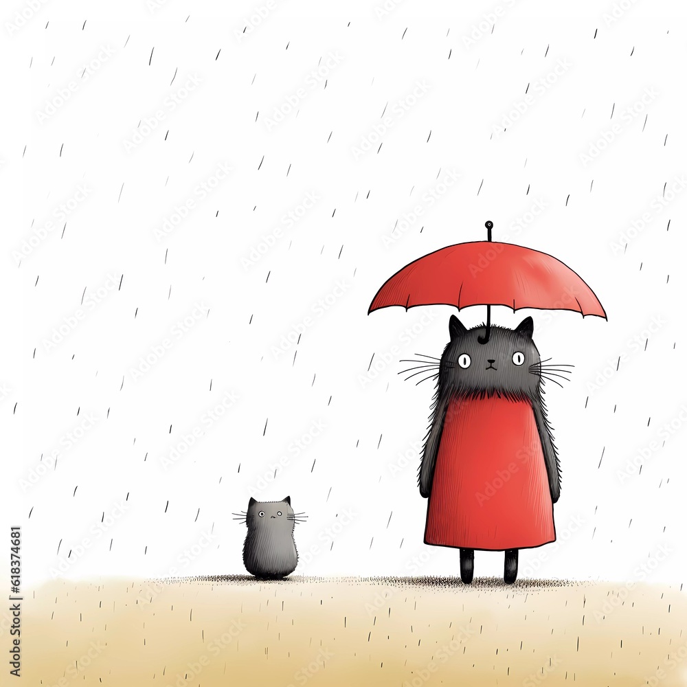 Ilustrace „All About Cat Illustrations. Cartoon style characters Design ...