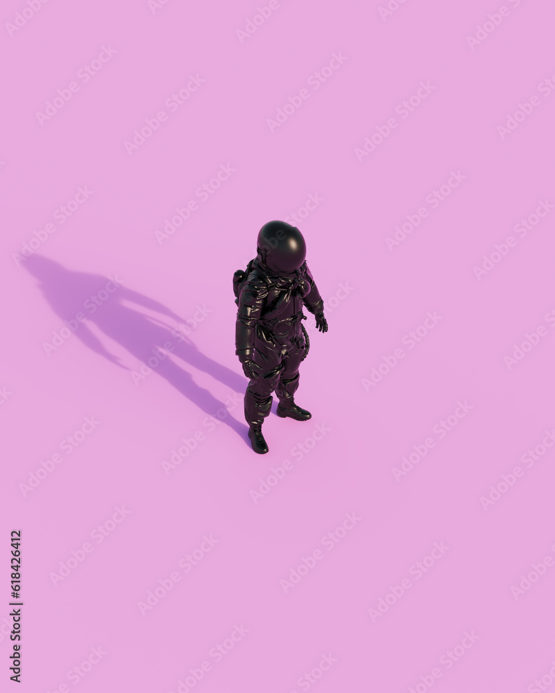 Black spaceman astronaut retro space suit escape 90s 80s sunlight gen z ...