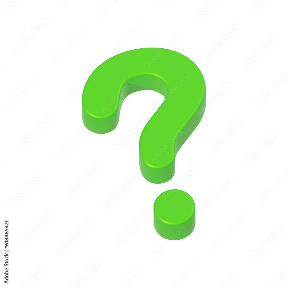 green question mark symbol isolated on white, pmg transparent ...