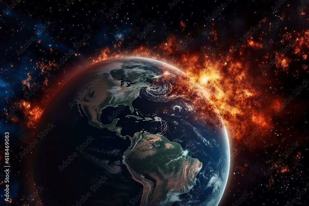 Apocalyptic Explosion: A Devastating Event Unfolds as the World ...