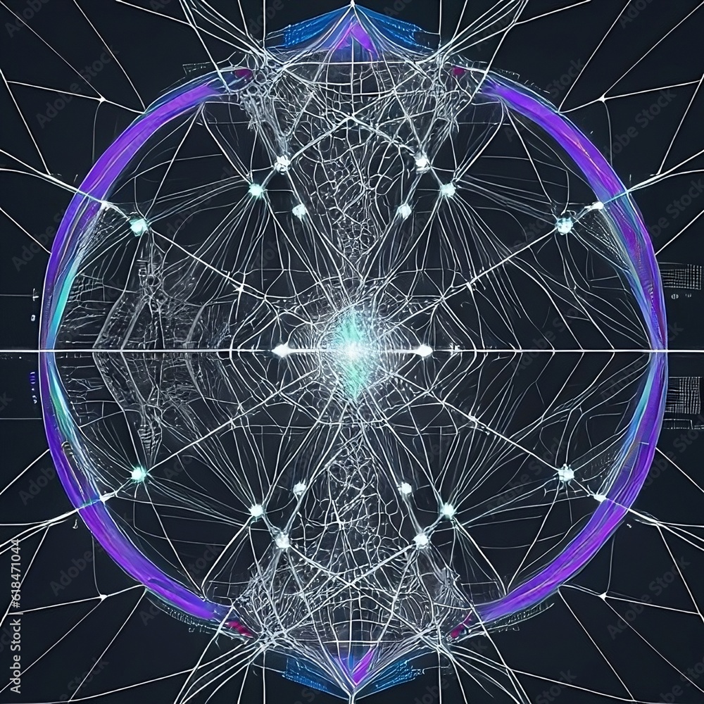 Experience the mesmerizing allure of "Infinite Connections," where a ...