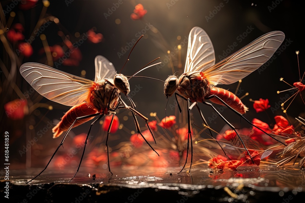 Mosquito Ballet: Witness the graceful dance of mosquitos as they ...