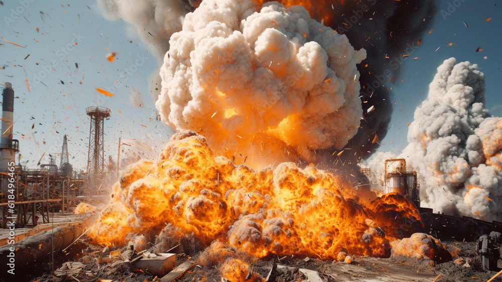 Fire, accident and nuclear explosion of bomb in power plants for ...