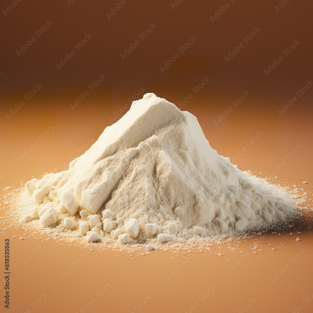 protein powder or flour grain particles digital render ai gen Stock ...