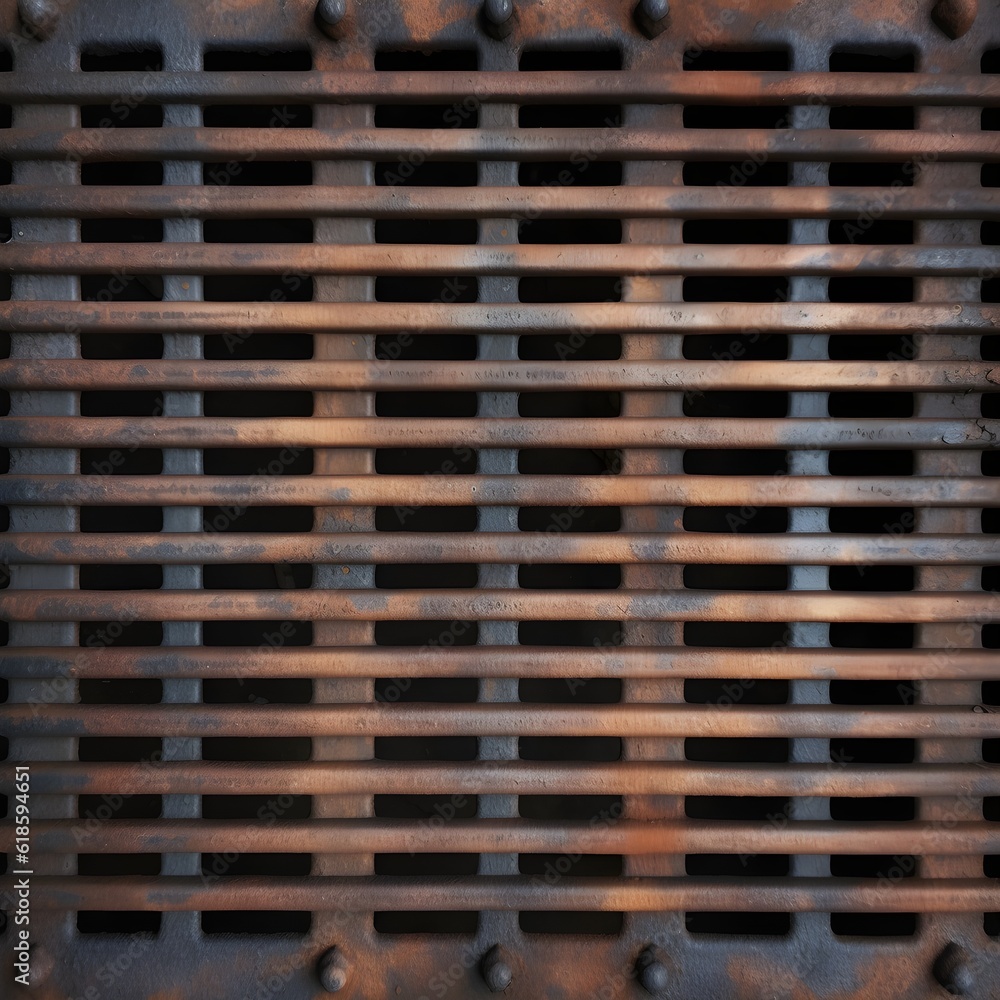 Rusty grill on transparent background white background, png file with ...