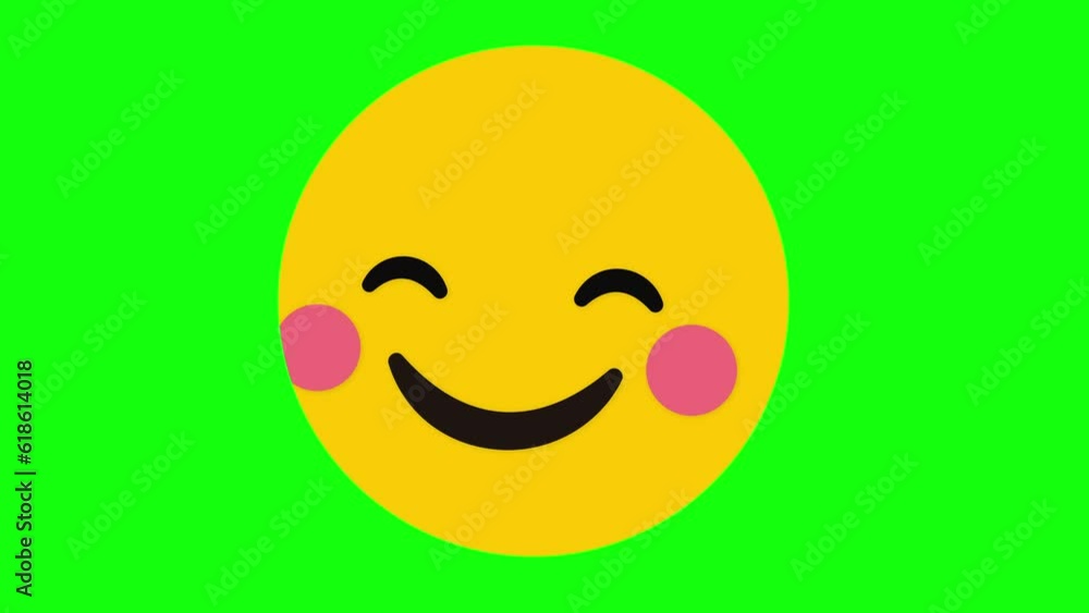 smiley, smile, face, emoticon, green, screen, luma, matte, key, keyable ...