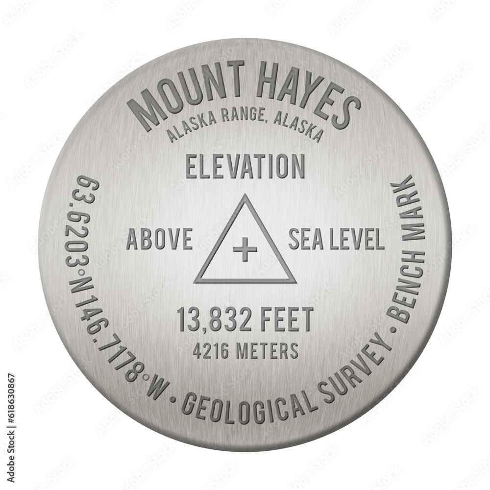 Mount Hayes Bench Mark illustration, transparent, the 54th Tallest ...