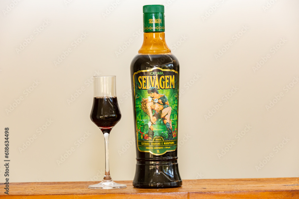 Prudentópolis,PR, Brazil, June 30, 2023: Aphrodisiac drink with guarana ...