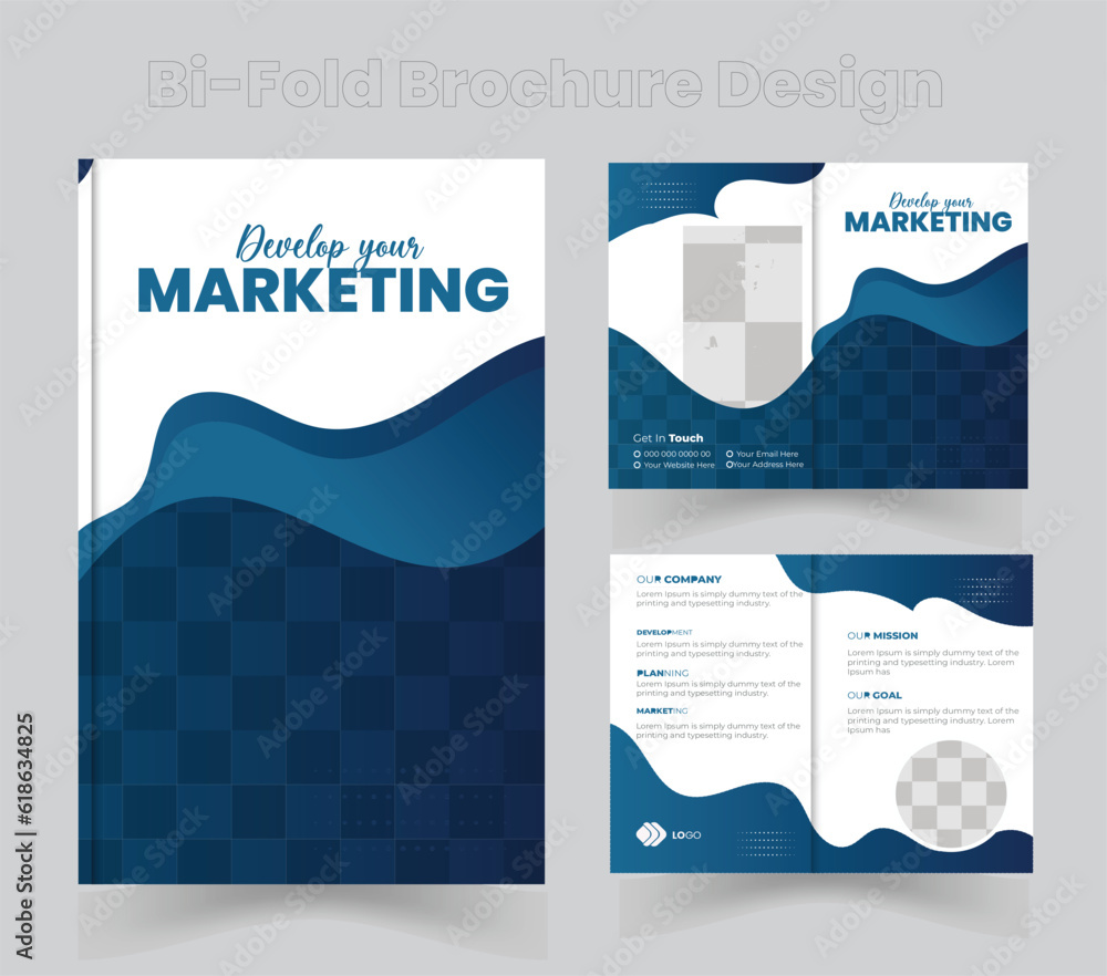 Business brochure template layout design,Corporate Bi Fold Brochure ...