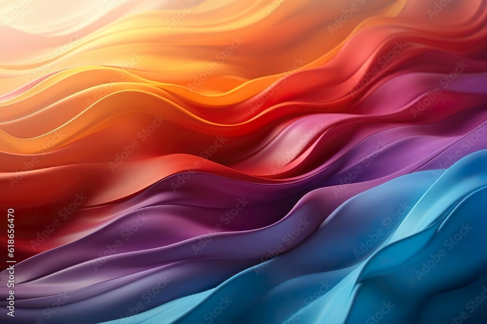 Beautiful soft smooth gradient mix color background. Wave pattern ...