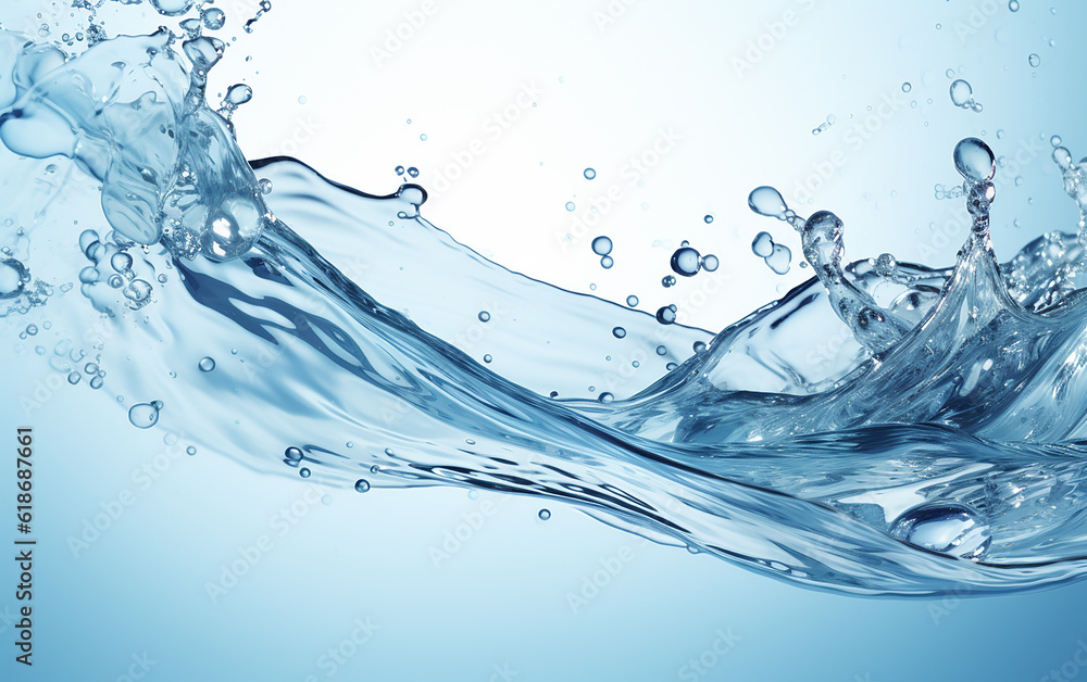 Water texture, The texture of the liquid water. Undulating waves on the ...