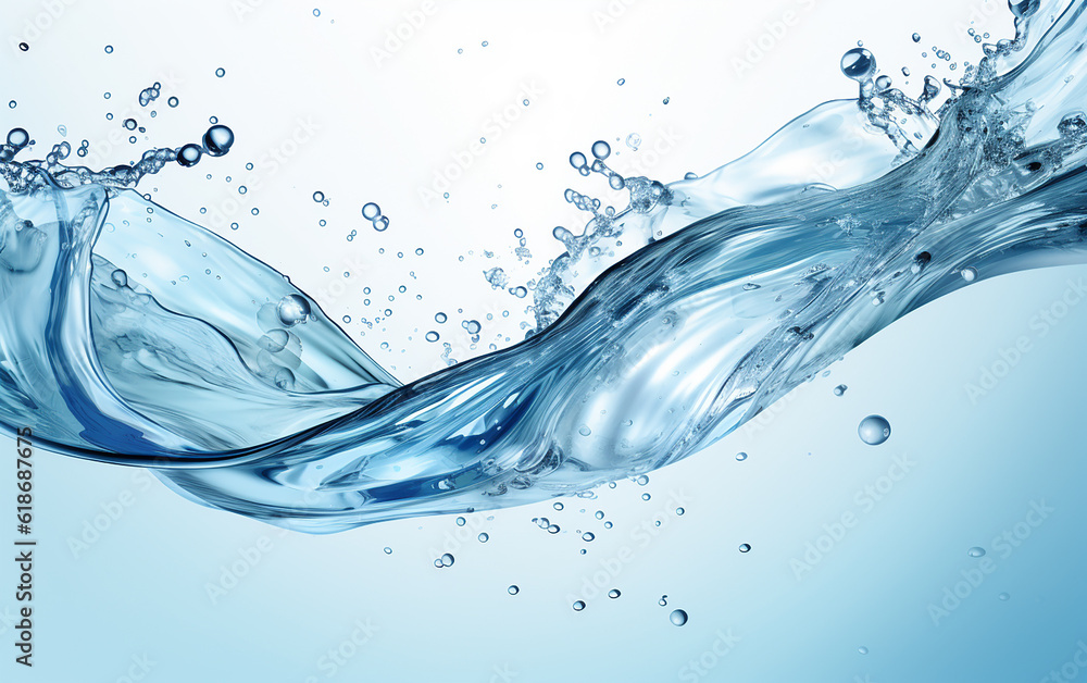 Water texture, The tactile perception of water. Rippling waves on the ...