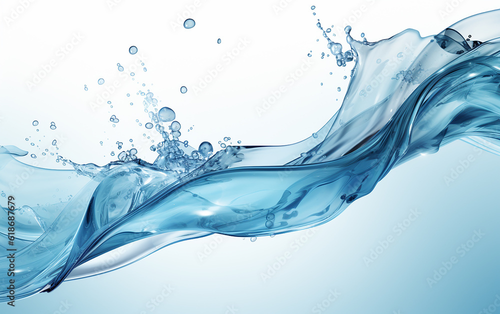 Water texture, The texture of liquid water. Undulating waves on the ...