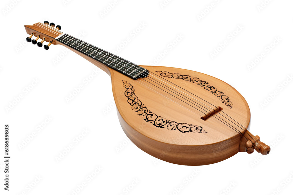lute isolated on a transparent background, generative ai Stock ...
