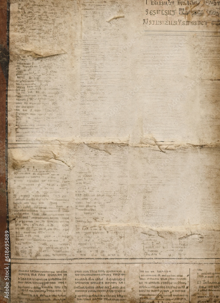 Newspaper old paper background with paper, Newspaper paper grunge vintage old aged texture ...