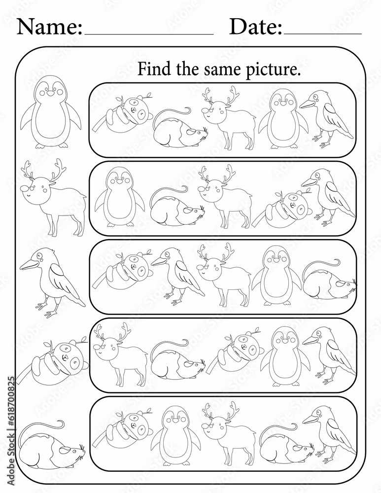 Activity sheet for Kids | Preschool Activity Worksheets for Fun | Find ...