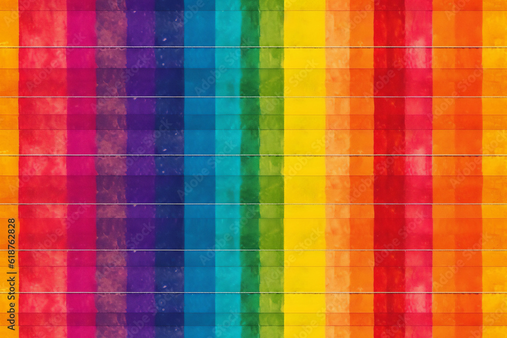 Abstract background colours of the Pride flag, the rainbow symbol of ...