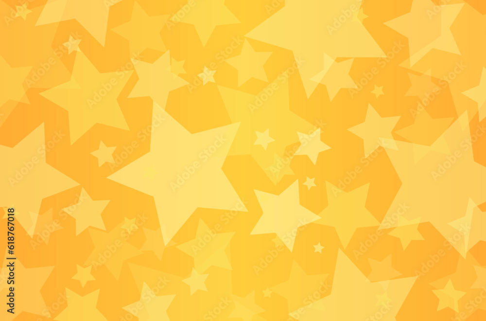 Abstract stars background. Golden stars pattern. Yellow stars ...