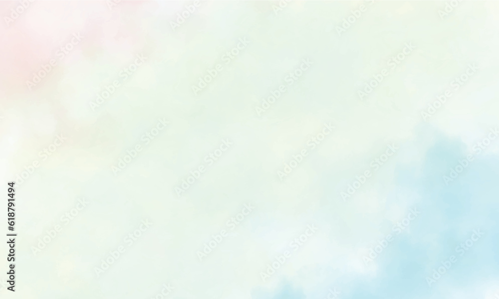 vector soft blue abstract watercolor background Stock Vector | Adobe Stock