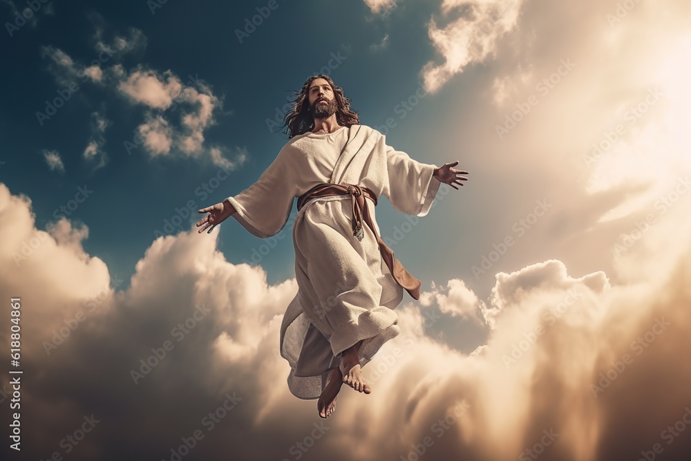 god in heaven faith. Christianity. generative ai. Stock Photo | Adobe Stock