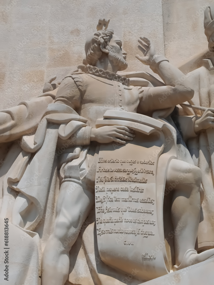 Monument of the Discoveries or Padrão dos Descobrimentos in Lisbon ...