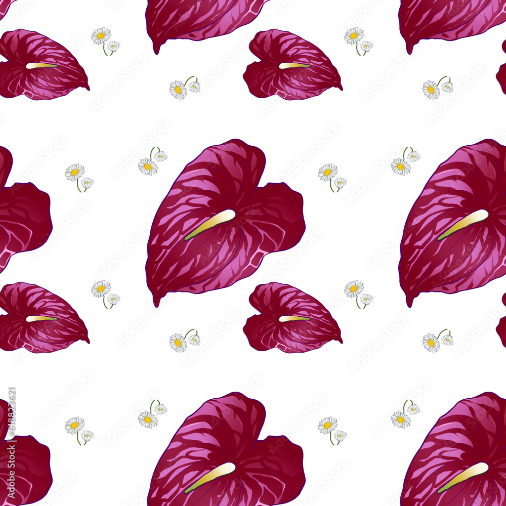 Flower pattern 3000 x 3000 px. PNG 300 DPI Stock Illustration | Adobe Stock