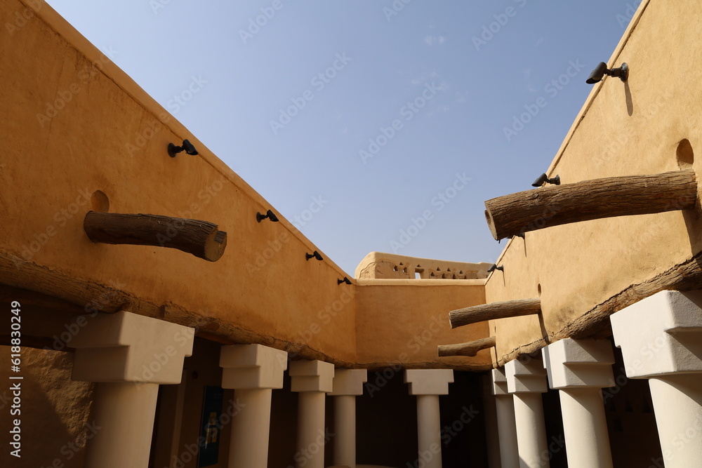 Riyadh Saudi Arabia Mar 11 2023: Al Diriyah old capital . Diriyah ruins ...