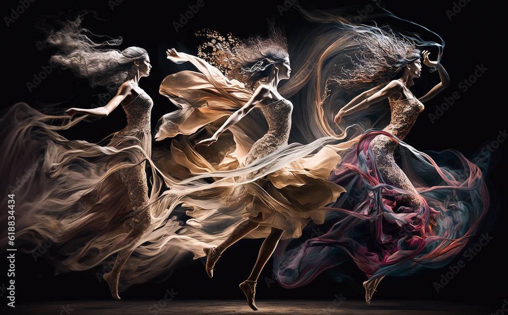 Vibration of vitality. Exhilarating movement. It radiates a vibrant ...