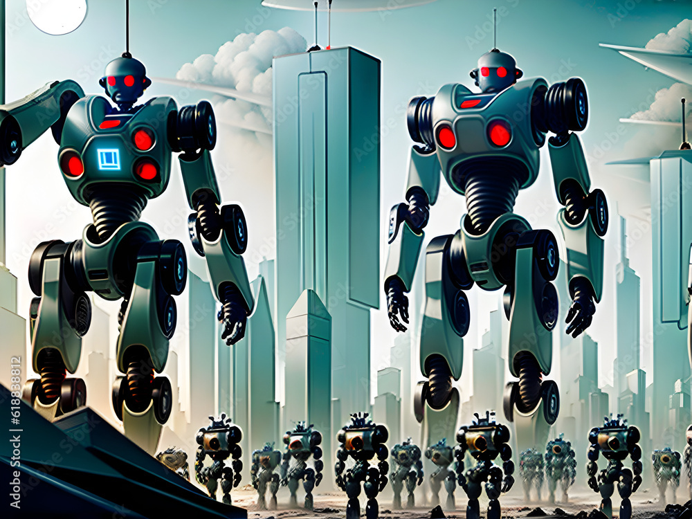 Terrifying dystopia: AI-powered robot army dominates a devastated ...