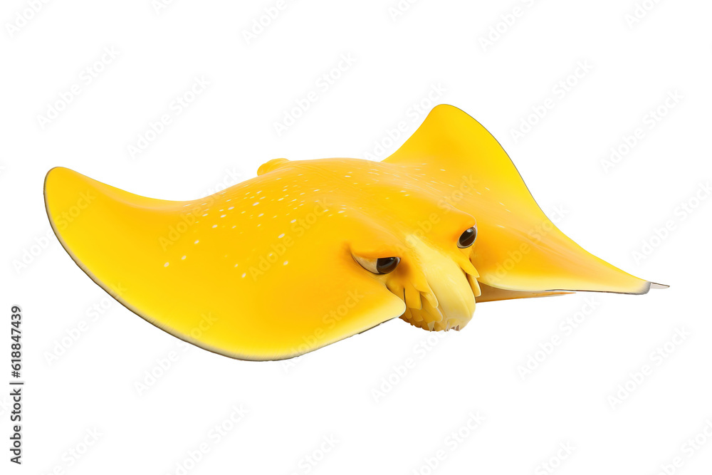 Stingray, Transparent background. generative AI Stock Illustration ...