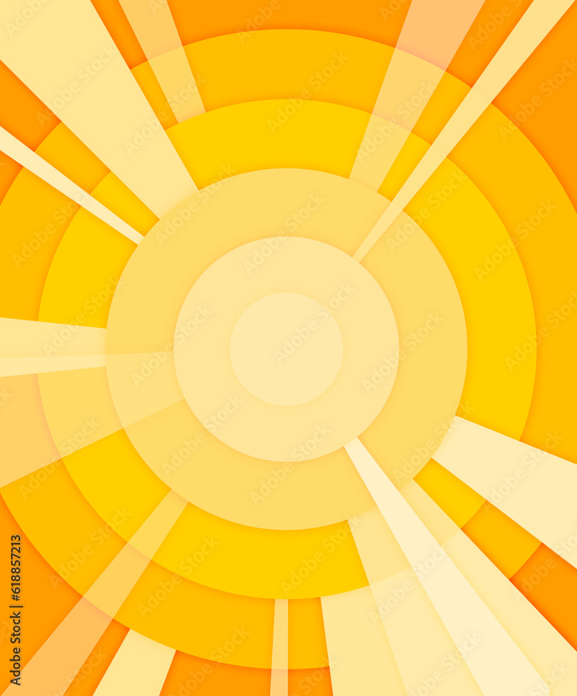 Sunny and bright yellow hot background. Abstract yellow-orange ...